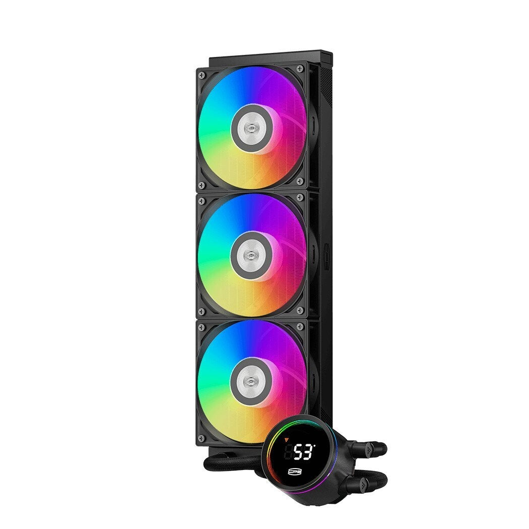 PCCOOLER DA360 PRO ARGB DIGITAL BK ARGB Digital Black CPU Liquid Coole ...