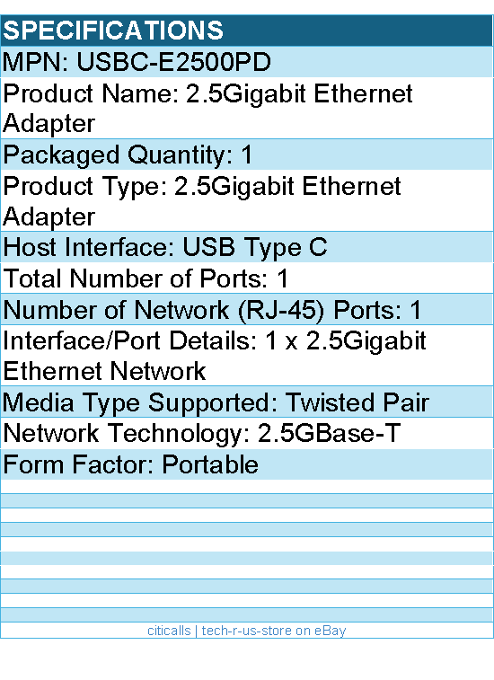 Plugable USBC-E2500PD USB C to Ethernet Adapter 2.5Gb w 100W USB-C PD ...